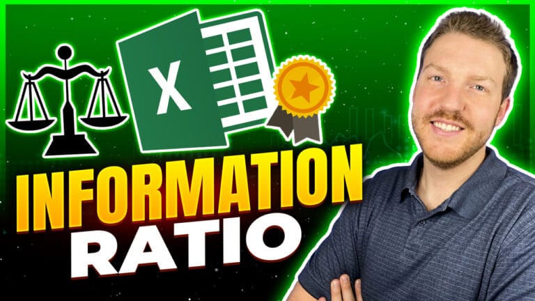 Information Ratio & Tracking Error Excel Workbook | Ryan OConnell, CFA
