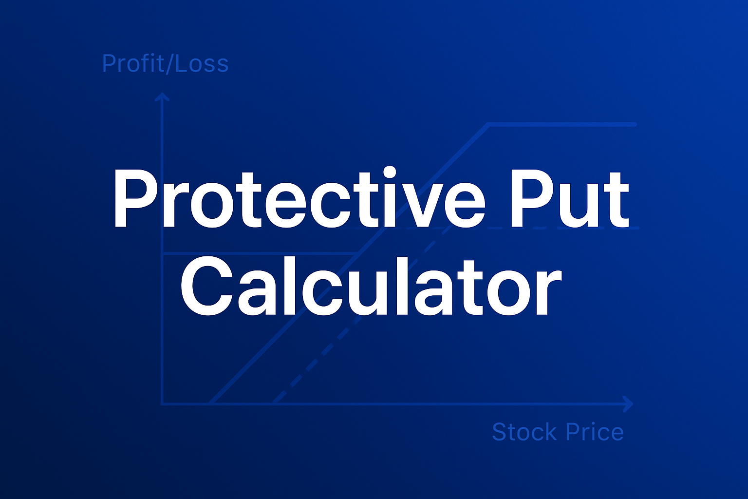 Protective Put Calculator | Options Profit/Loss Tool | Ryan O'Connell, CFA