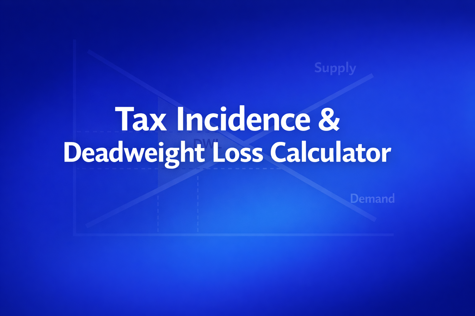Monopoly Profit & Deadweight Loss Calculator | Ryan O'Connell Finance