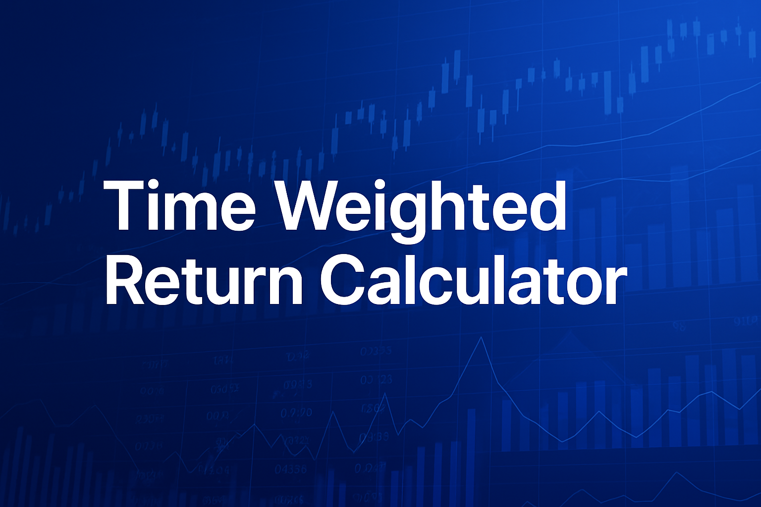 Money-Weighted Return Calculator - IRR Calculator | Ryan O'Connell, CFA