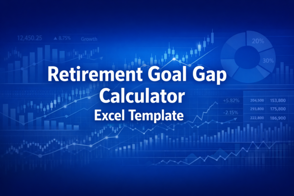 Retirement Goal Gap Calculator Excel Template - Free Download